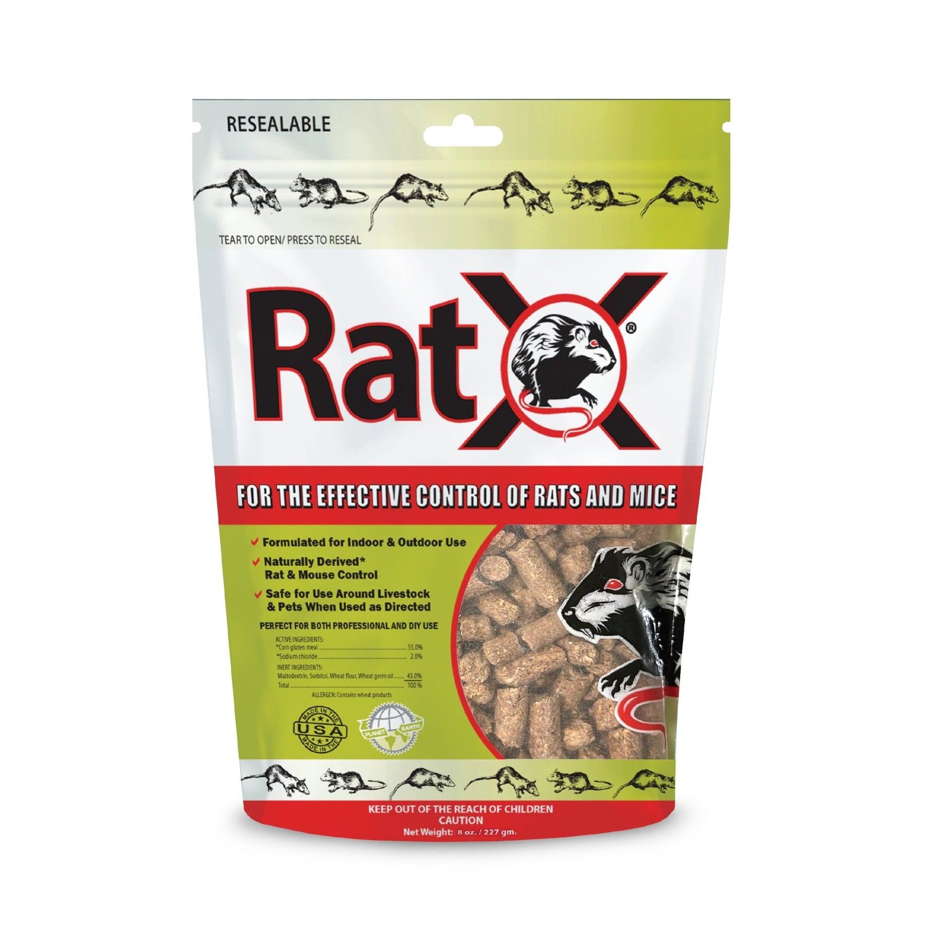 RatX® Pellets - Safe for People, Pets and Wildlife