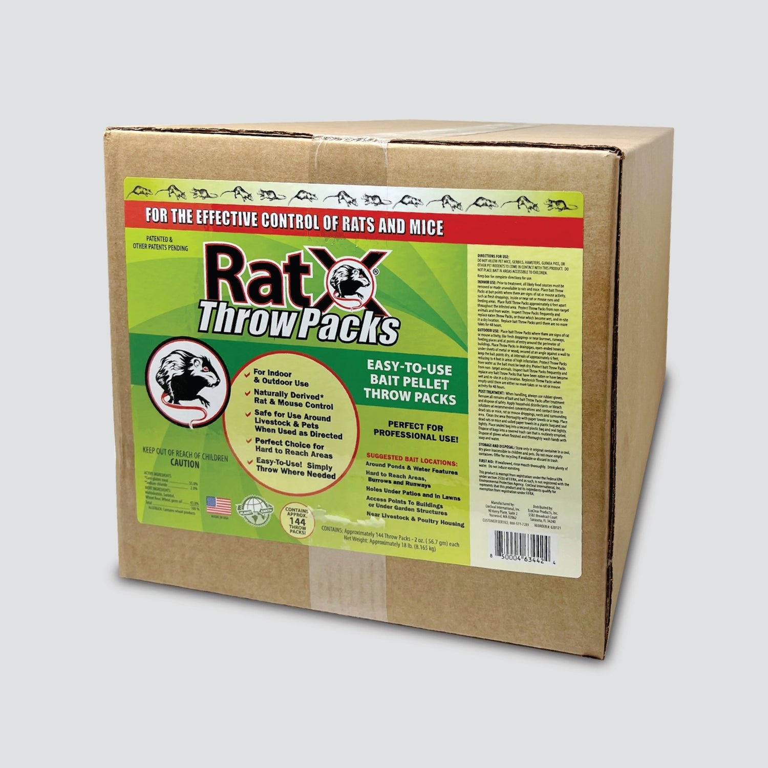 RatX Throw Packs: Hassle-Free Rat Control