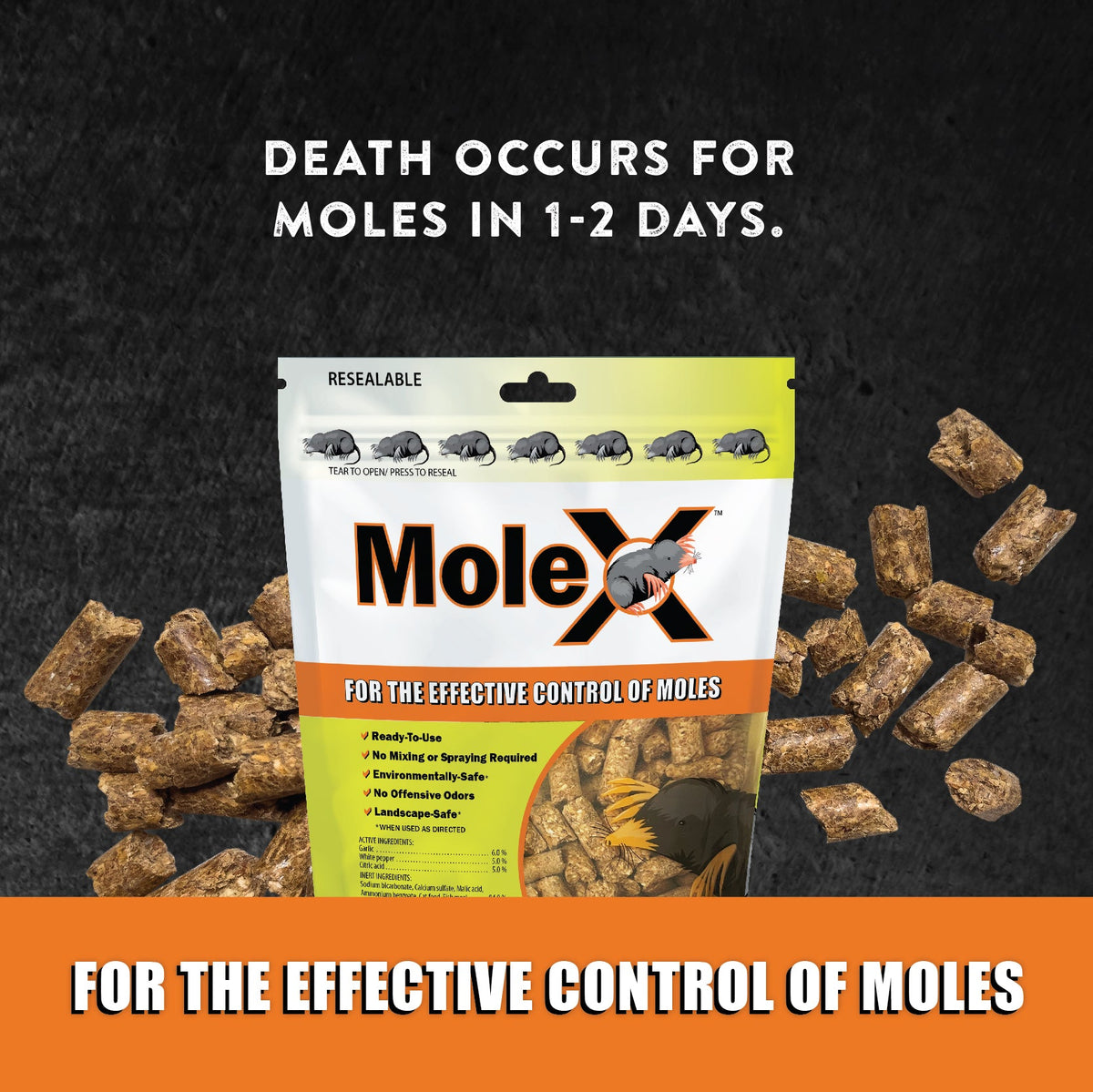 Effective & Eco-Friendly Mole Control | MoleX by EcoClear Products